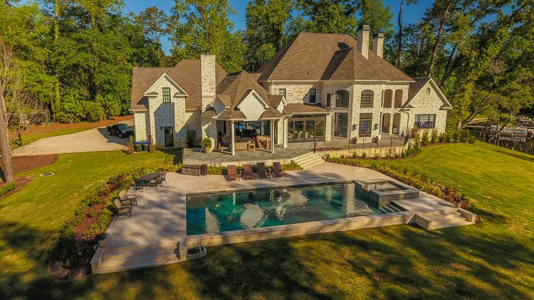 Custom Rectangle Pool & Raised Spa – The Clearwater Pool Company