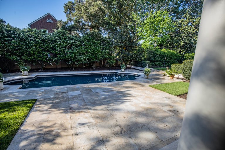 Rectangle Pool with Raised Wall on Lake Katherine - The Clearwater Pool ...